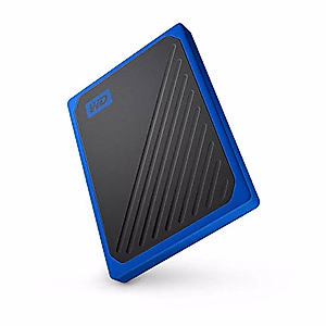 Western Digital 1TB My Passport Go SSD Cobalt Portable External Storage, USB 3.0 - Western DigitalBMCG0010BBT-WESN