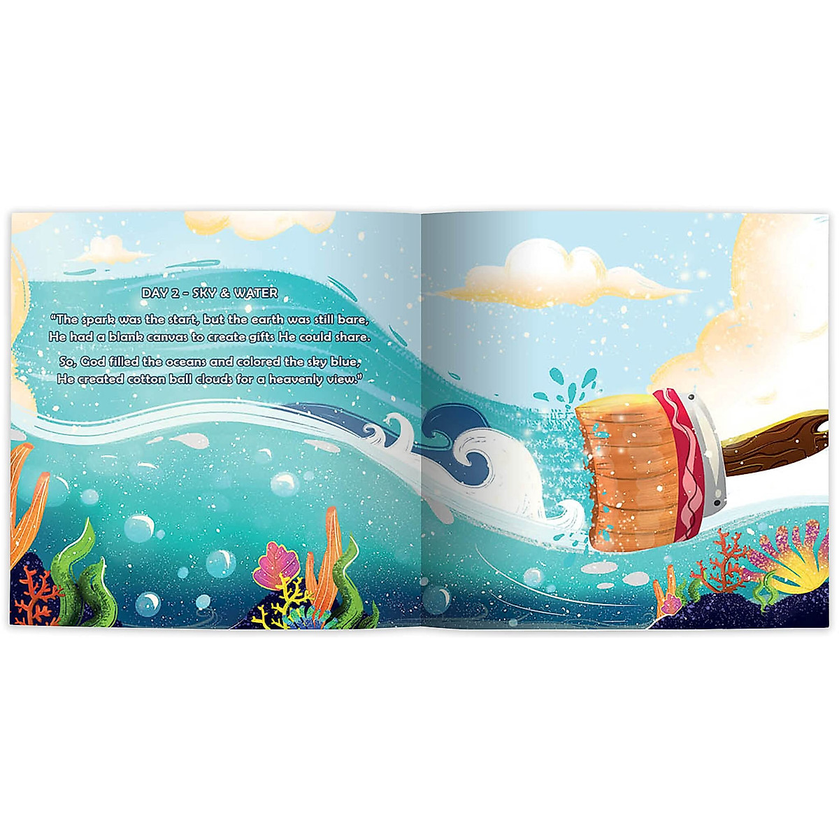God's Gifts: Gratitude for His Creations - A Beautiful Christian Book for Kids Ages 1-6 About How God Gave Us the World In Seven Days - Discover God’s Awesome Creations In This Stunning Picture Book