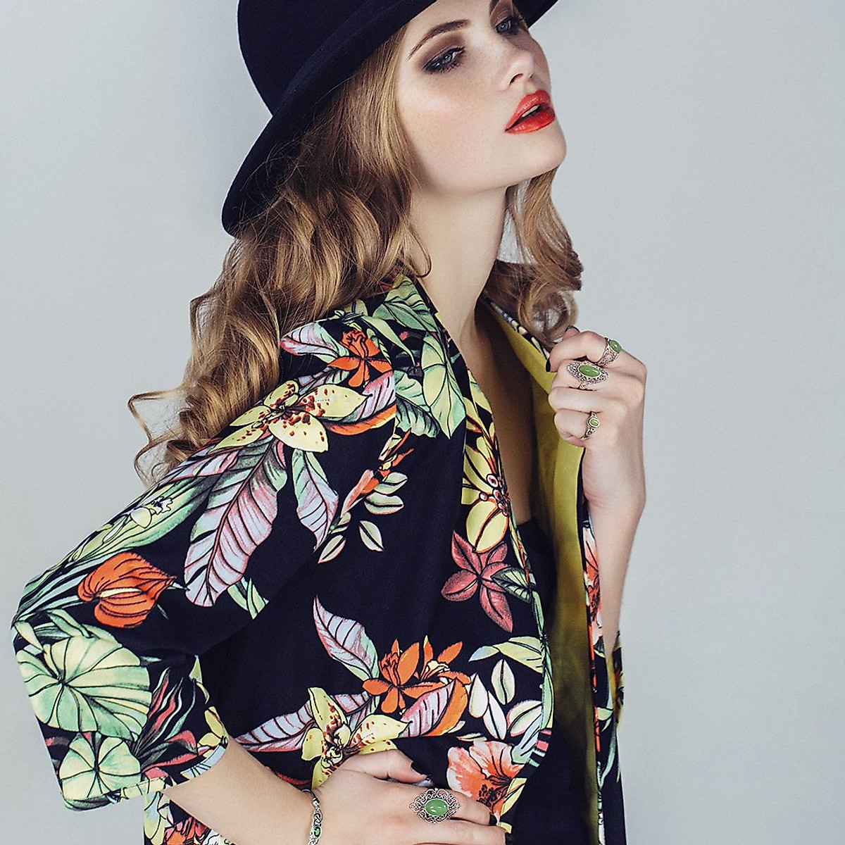 Bling Jewelry Boho Bali Oval Cabochon Dyed Green Jade Rope Scroll Filigree Statement Band Ring For Women .925 Sterling Silver August Birthstone