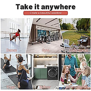 Dumoyi Waist Trainer for Women Lower Belly Fat, Wrap Waist Trainer for Women, Snatch Me Up Bandage Wrap, Plus Size Waist Wraps for Stomach, Waist Trimmer for Women Black