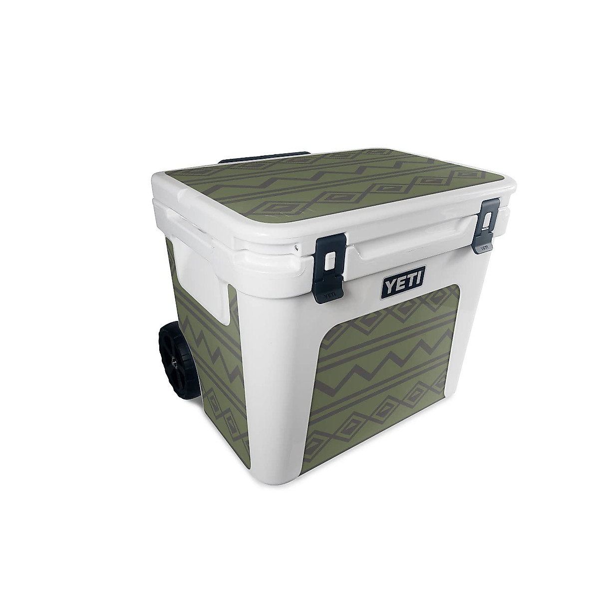 MightySkins Skin Compatible with Yeti Roadie 60 Wheeled Cooler - Green Western | Protective, Durable, and Unique Vinyl Decal wrap Cover | Easy to Apply, Remove, and Change Styles | Made in The USA