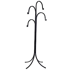 Classic Home and Garden H18003 Four-arm Plant Stand, Black