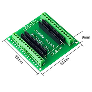 KeeYees 3pcs ESP8266 WiFi Development Board with 2pcs Mini Breakout Board