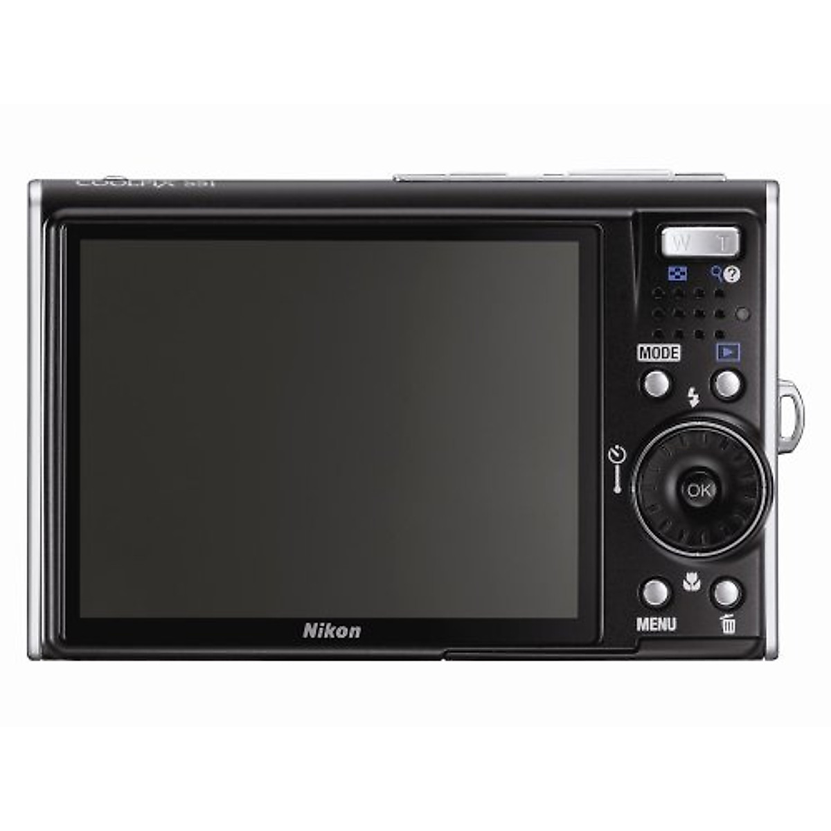 Nikon Coolpix S51 8.1MP Digital Camera with 3x Optical Vibration Reduction Zoom (Matte Black)