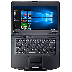 Panasonic Toughbook 54, CF-54F9001KM, Window 10 Pro, Intel Core i5-6300U CPU @2.40 GHz, vPro, 14.0” FHD 1920 x 1080, Gloved Multi Touch, 512GB SSD, 16GB, Wi-fi, Bluetooth, VGA, Serial (Renewed)