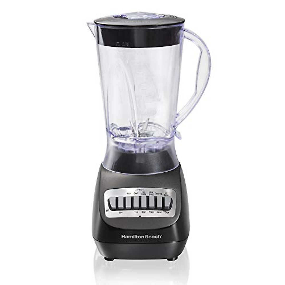 Hamilton Beach 56 Ounce 650W 10 Speed & Pulse Countertop Smoothie Blender, Black