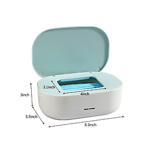 INSHA Mask Dispenser Masks Storage Box Hygiene Station with Cover,Mask Organizeror Gloves, Baby Diaper, Wet Wipes, Panty Liners,for Office and Home Car