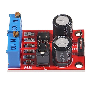 UMLIFE10PCS NE555 Duty Cycle and Frequency Adjustable Module Square Signal Wave Generator Rectangular Module with Breadboard Jumper Wires 20cm 10pin Male to Female Female to Female