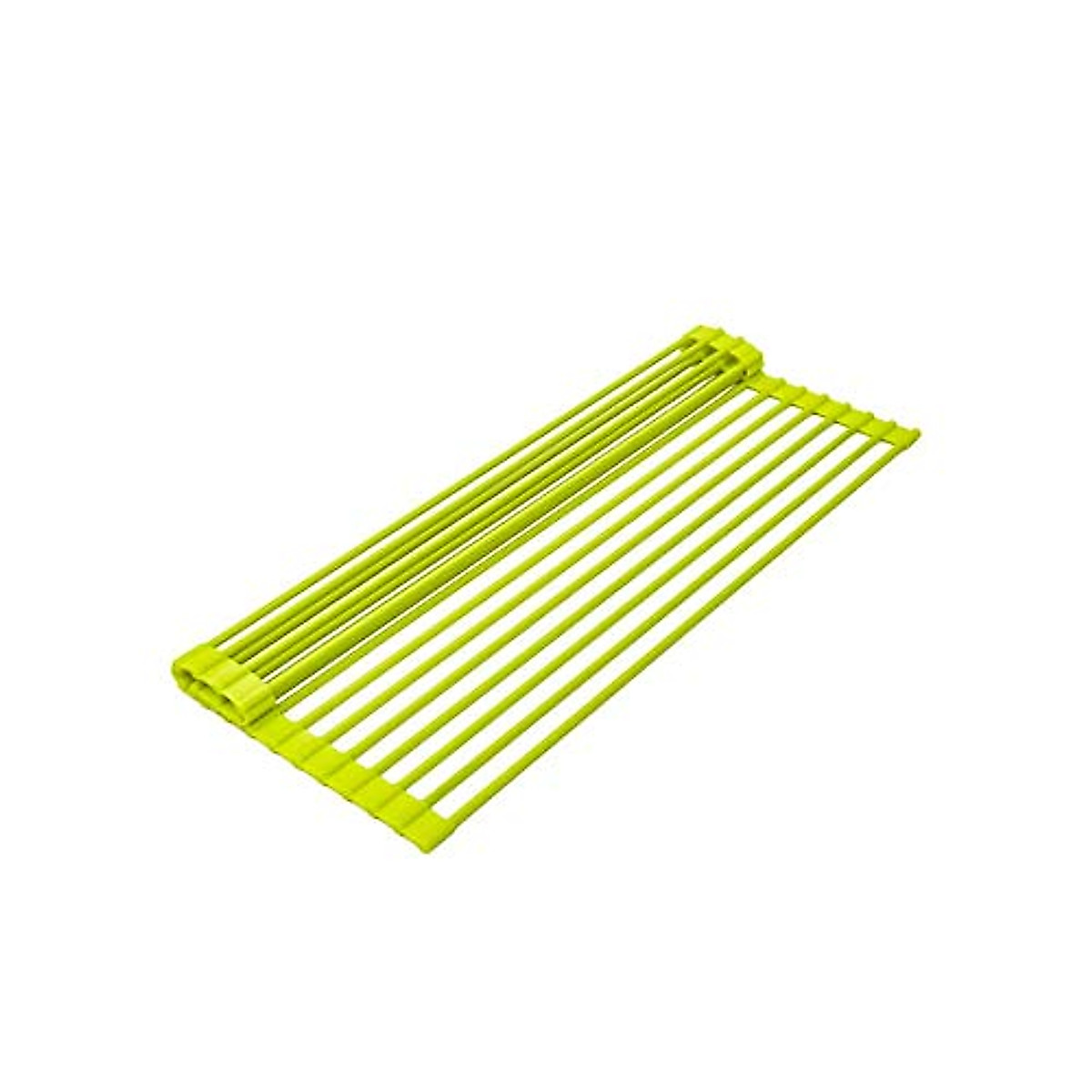 True & Tidy, Multi-Purpose Over The Sink Roll-Up Drying Rack, DR-881, Lime
