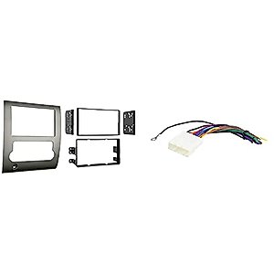 Metra 95-7424 Double DIN Installation Kit for 2008-Up Nissan Titan Vehicles & Scosche NN04B Compatible with Select 2007-Up Nissan Power/Speaker Connector/Wire Harness