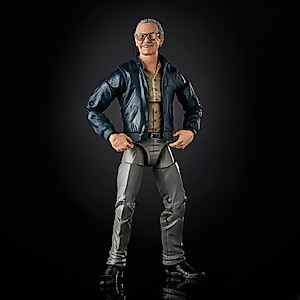 Marvel Hasbro Legends Series 6" Collectible Action Figure Toy The Avengers Cameo Stan Lee, Includes 2 Accessories