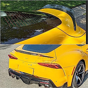 ELZEM Compatible with Supra A90 A91 2019-2022, Car Rear Spoiler Trunk Tuning Boot Wing, Carbon Fiber, Body Kit Sports Styling Racing Refit