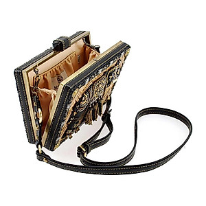 Mary Frances Elephant Temple Embellished Crossbody Handbag, Multi