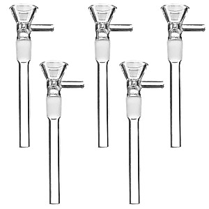 5 Pcs Lab Test Tube - Upgraded Scientific Glass Tube - Science and Lab Experiments with Mini Funnels - 14mm