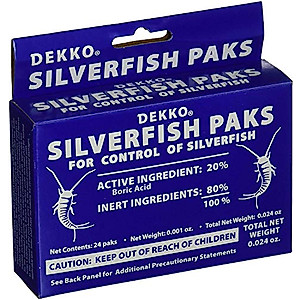 Dekko Silverfish Packs, 2 Boxes - Includes the SJ pest guide eBook