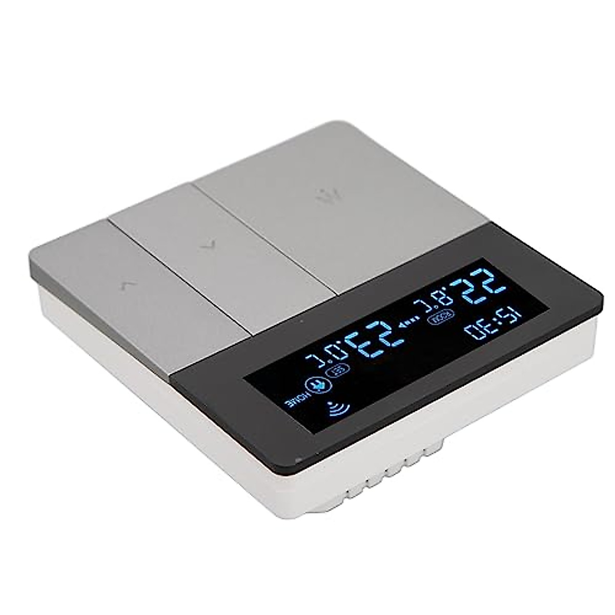 Floor Heating Thermostat, Wall Mounted Digital Thermostat Wide Application Remote Control 90-240V for Villas (Without WiFi)