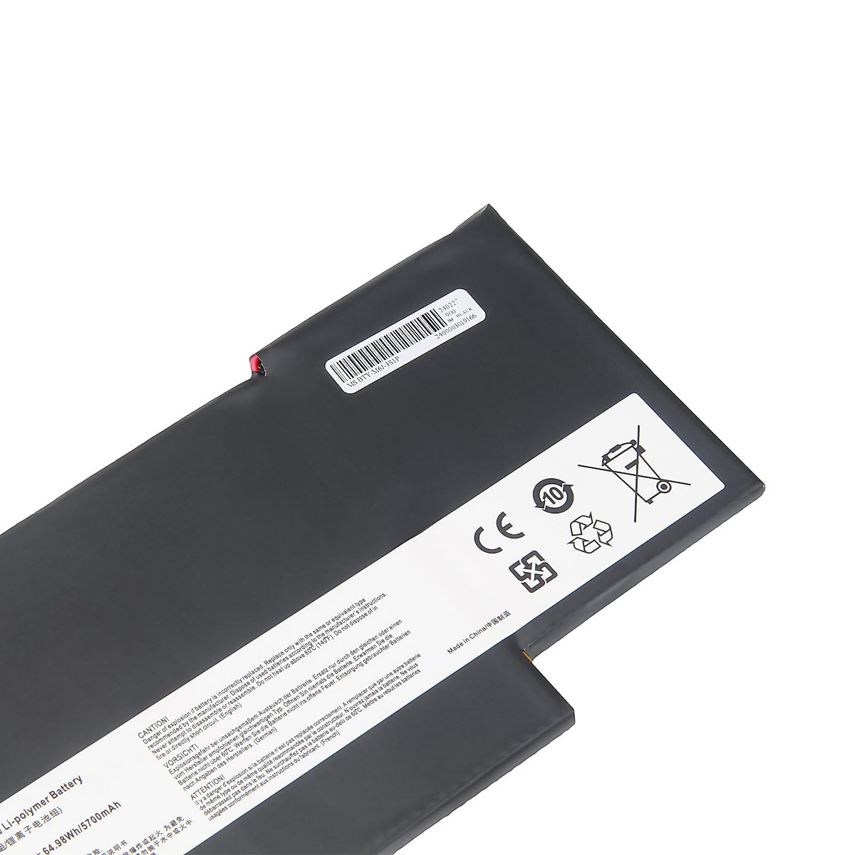 A AMANDA BTY-M6J Battery 11.4V 64.98Wh Replacement for MSI GS63 GS63VR GS73 GS73VR 6RF Stealth Pro 6RF-001US BP-16K1-31 BTY-U6J Series