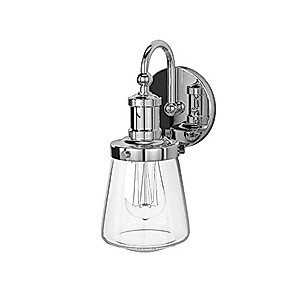 Designers Fountain 69501-CH Taylor Wall Sconce Silver, 11.50x6.25x5.13