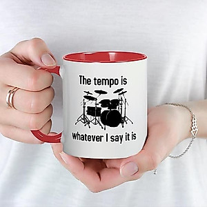 CafePress The Tempo Is Mug Ceramic Coffee Mug, Tea Cup 11 oz