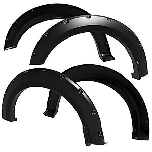 Tyger Auto Fender Flares Compatible with 2015-2017 Ford F-150, Smooth Textured Paintable Bolt-Riveted Style 4pc | TG-FF8F4168
