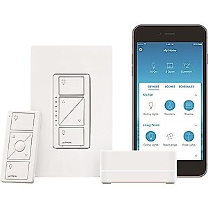 Lutron Caséta Wireless Smart Lighting Dimmer Switch Starter Kit