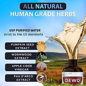 Cats and Dogs Natural Broad Spectrum Treatment - Against Parasites and Toxins - Herbal Medicine Support - All Breeds and Size - Puppy & Kitten