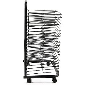 CENAP Art Drying Rack, Mobile Classroom Drying Rack with Wire Rack for Art Studio and Home use, Drying and Printing Rack (Size : 35-Layer)