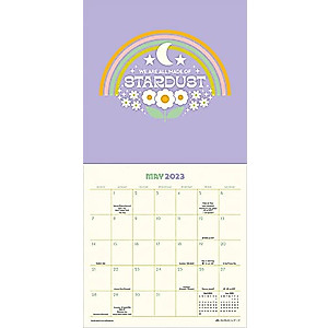 Elizabeth Olwen 2023 Wall Calendar: Have A Lovely Day | 12" x 24" Open | Amber Lotus Publishing