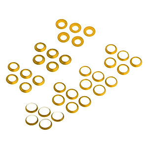 SM SunniMix 20x Decorative Aluminum Winding Fishing Rod Building Repair Component Accessory