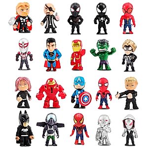 20 Pieces Hero Action Figures Sets, Mini Action Figures for Boys Toys, Birthday Party Gifts Cupcake Toppers Decoration