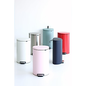 Brabantia Pedal Bin Silent - White - 40 Liter