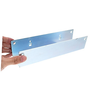 PLAFOPE Power Tool Organizer Drill Rack Tool Organization Battery Tools Holder Drill Holder Wall Mount Garage Tool Organizer Pegboard Hanger for Garage Peg Board Stainless Steel Silver