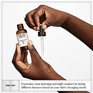 New Olay Vitamin E Oil Serum, Nourishing Hydration Booster, Fragrance-Free, 1.0 Oz