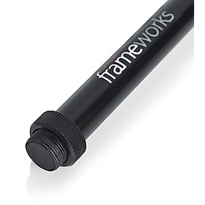 Gator Frameworks Adjustable Clamp-On Angled Mini Interlocking Design 9 Inch Boom Arm (GFW-MIC-CLMPBM9)