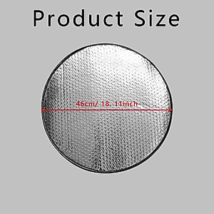 Steering Wheel Sun Shade Cover, Cooling Steering Wheel Cover, Anti-Heat Aluminum Foil Steering Wheel Cover, Steering Wheel Sun Block, Steering Wheel Covers Car Accessories for Cars, Trucks, SUVs