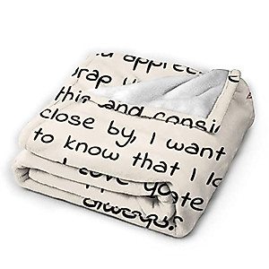 Gifts for Sister, Sisters Gifts from Sister, Best Birthday Gifts for Sister from Brother, Unique Flannel Blanket to My Sister for Christmas, Ultra-Soft Warm Letter Print Throw Blanket 60" x 50"