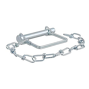 CURT 28001 Trailer Coupler Pin with 12-Inch Chain, 3/8-Inch Diameter x 2-3/4-Inch Long