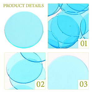 Gadpiparty 20pcs Toys Toy for Kids Magnetic Playset Kids Playset Magnetic Chips Transparent Counters Kidcraft Playset Bingo Chips Bingo Supplies Bingo Markers Toy Set Accessories Child Round