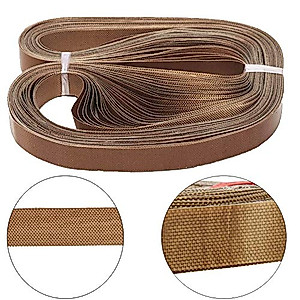 Egofoy 50pcs Band Sealer Belts for FR-770 Continuous Band Sealer,PTFE Teflon Tape for Automatic Horizontal Sealing Machine(30.3x0.59inch)