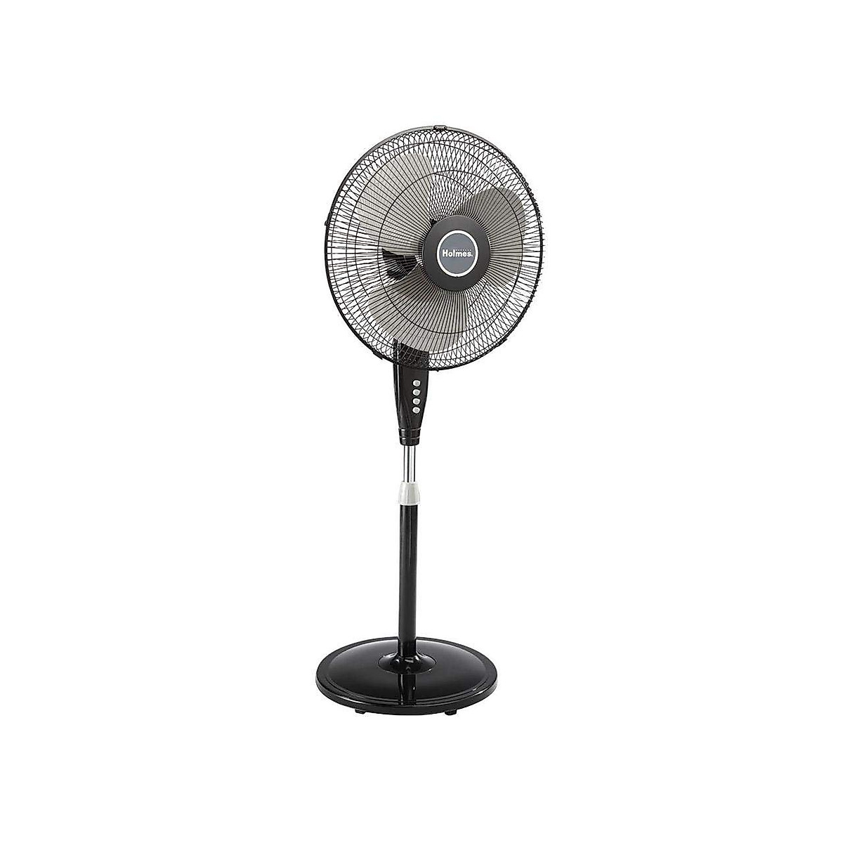 Holmes Oscillating 16 Inch Blade Whole Room Standing Fan Black HSF1610A