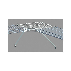 Closetmaid 21067 Corner Shelf Kit, 16" (Pack of 4)