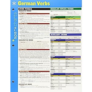 German Verbs SparkCharts (Volume 28)