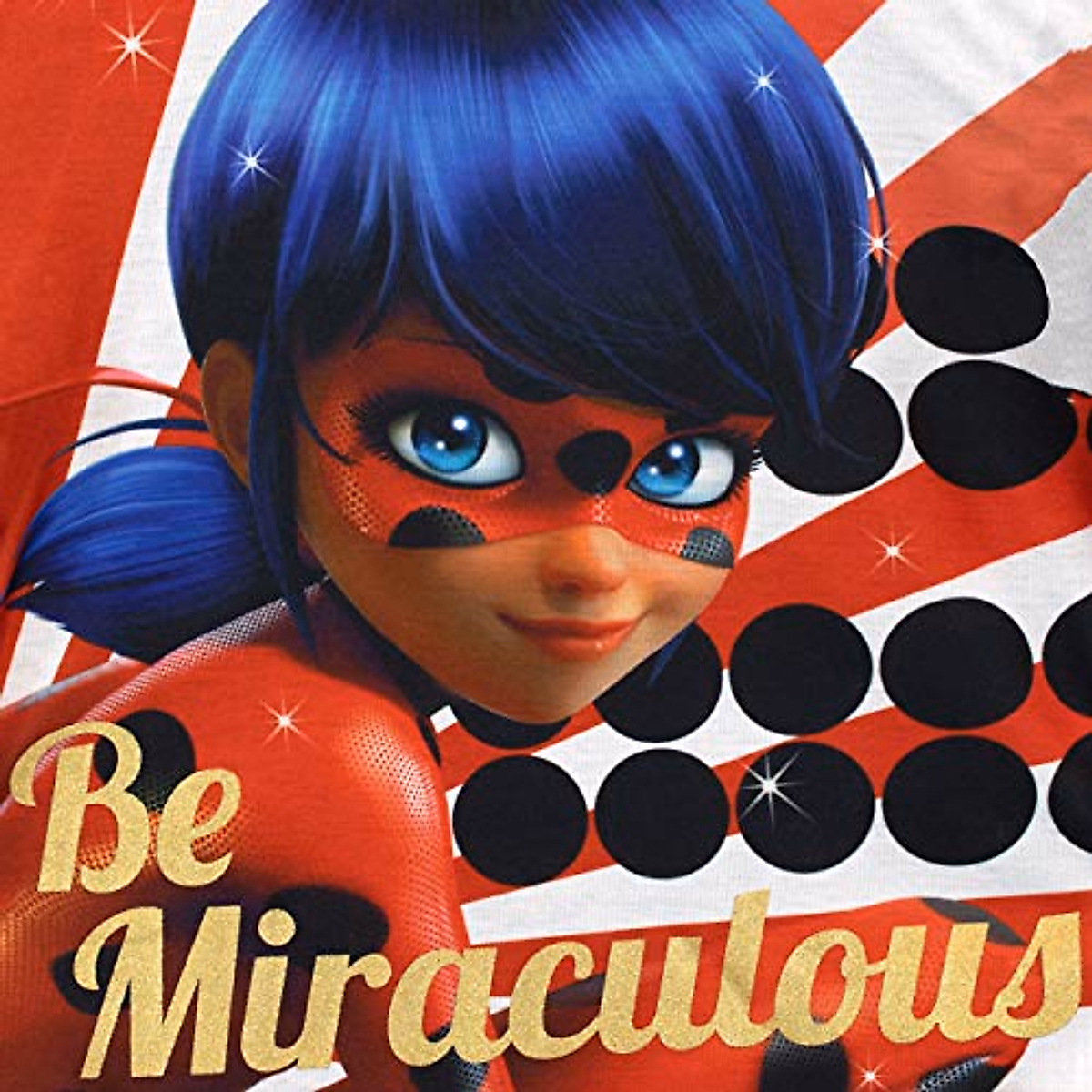 Miraculous Ladybug Girls' Lady Bug Pajamas Size 4 Red