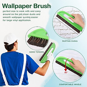WRAPXPERT Wallpaper Smoothing Tools,Wallpaper Tool Kit with Squeegee Smoother,Seam Roller,Wallpaper Brush for Wallpaper Hanging,Contact Paper,Vinyl Application,Wallpaper Paste