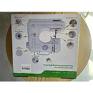 12 Stitch Multi-Function Sewing Machine, Household Sewing Machine, Electric Sewing Machine, Portable Sewing Machine,Double-line Two-speed Reverse Stitch