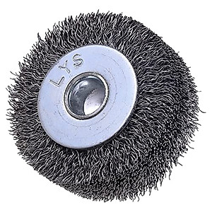 2 Pack Wire Wheel Brush Wire Wheel Brush for Drill Attachment, Rocaris 2 Inch Heavy Duty Wire Brushes Removal Paint Rust & Corrosion, 0.0118" Carbon Steel Wire, 1/4in Shank, 20000RPM