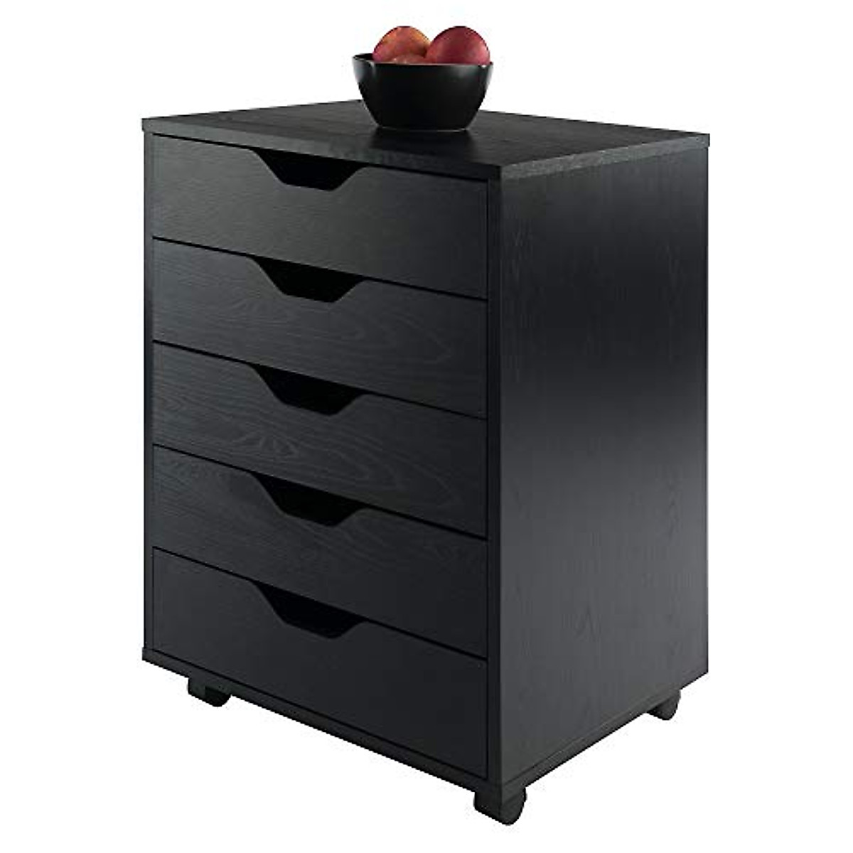 Winsome Halifax Storage/Organization, 5 drawer, Black