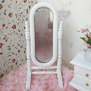 Dollhouse Furniture Set, 1:12 Scale 6pcs Set Exquisite Dollhouse Bedroom for Indoor for Kids