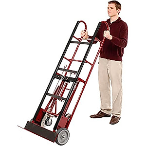 Global Industrial 4 Wheel Professional Appliance Hand Truck