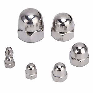 Acorn Cap Nuts, 304 Stainless Steel Acorn Hex Cap Nuts Locknuts for Industrial Machinery